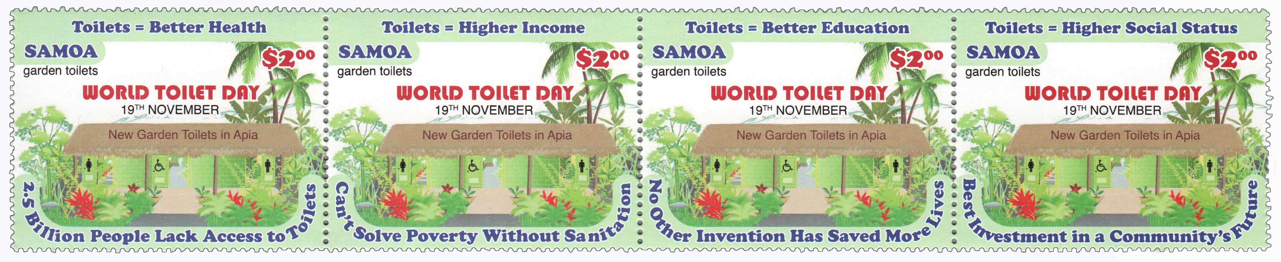 1190 - 2014 Samoa - Mystic Stamp Company
