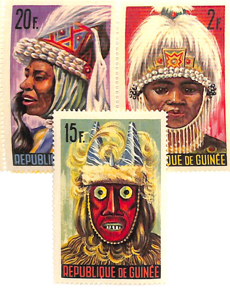 366-68 - 1965 Guinea - Mystic Stamp Company