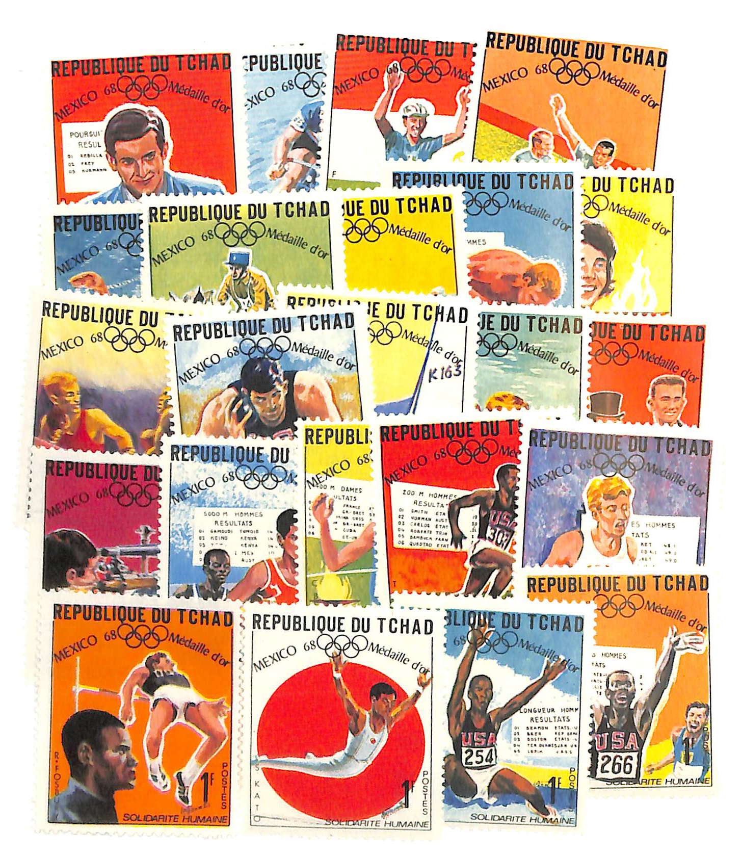 181-204 - 1969 Chad - Mystic Stamp Company