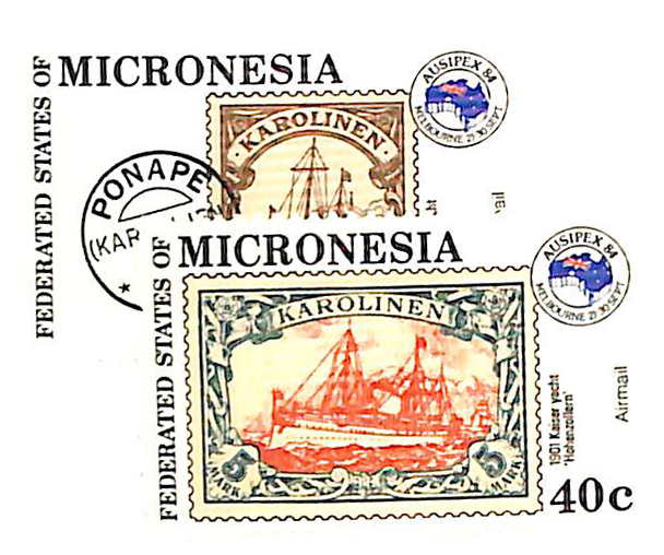 C4//6 - 1984 Micronesia - Mystic Stamp Company