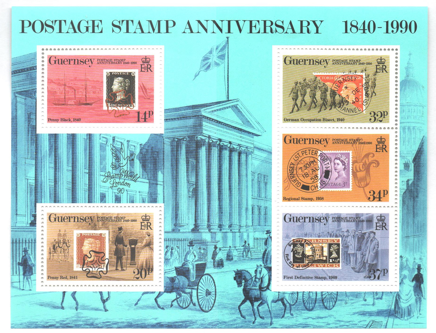 430a - 1990 Guernsey - Mystic Stamp Company