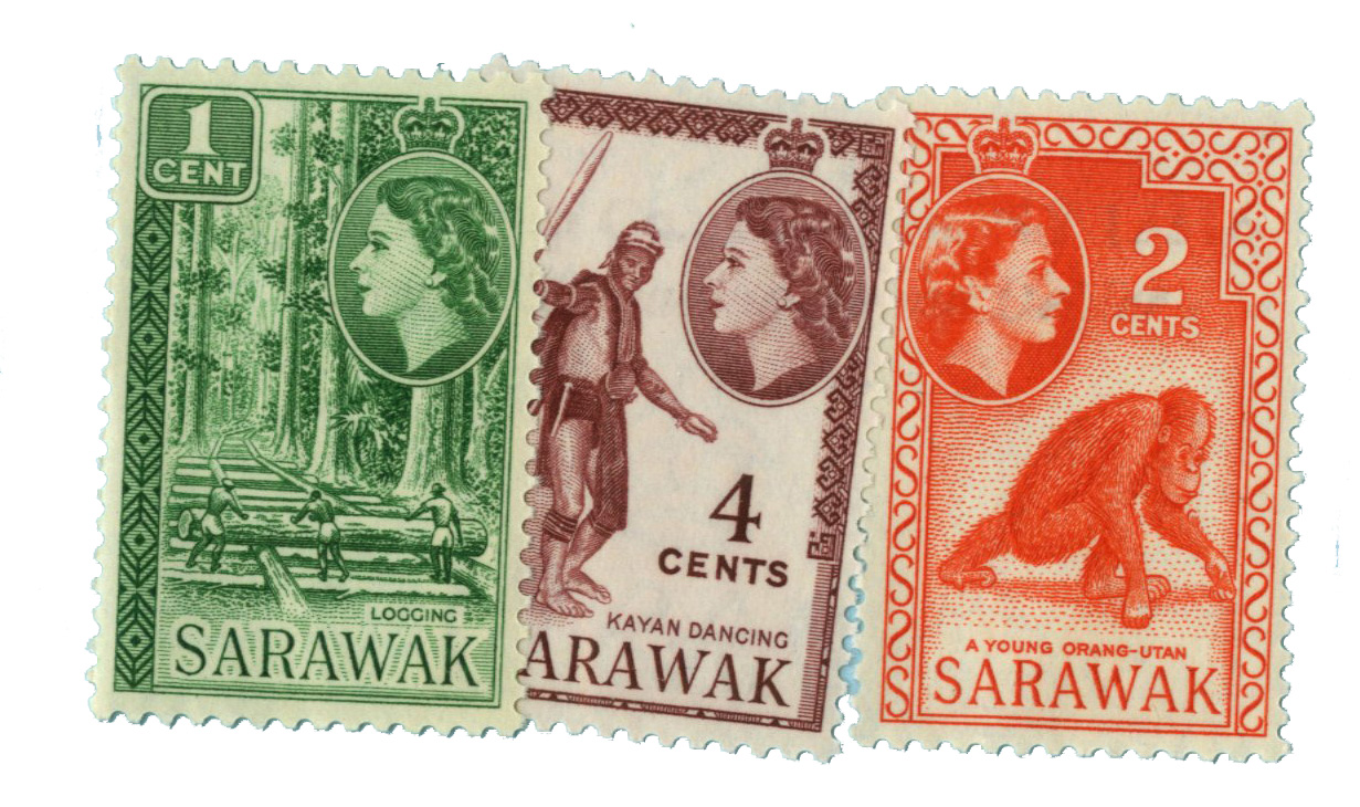 197-99 - 1957 Sarawak - Mystic Stamp Company