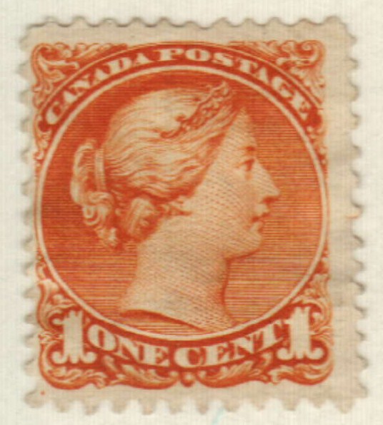 35a - 1870 Canada - Mystic Stamp Company