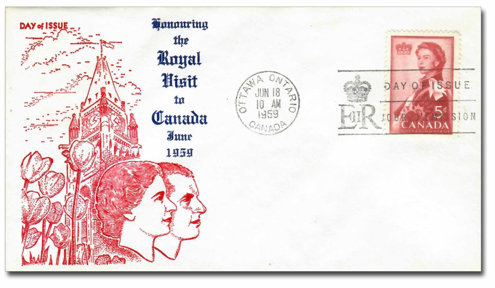 386 - 1959 Canada - Mystic Stamp Company
