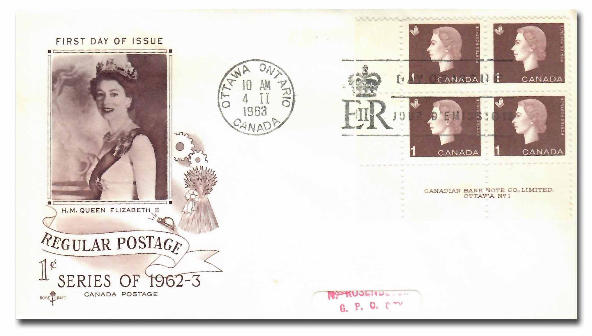 401 - 1963 Canada - Mystic Stamp Company