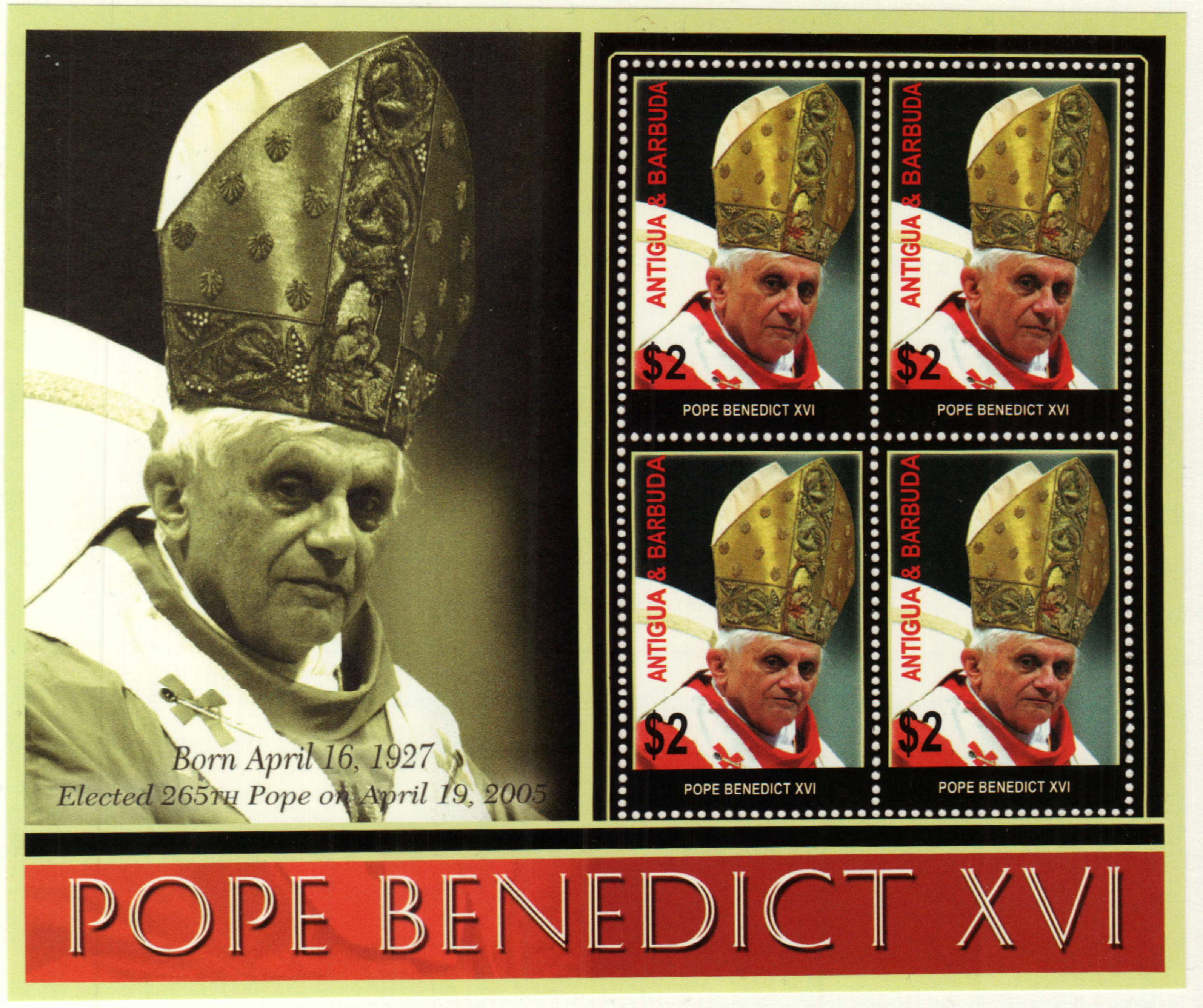 2841 - 2005 Antigua - Mystic Stamp Company