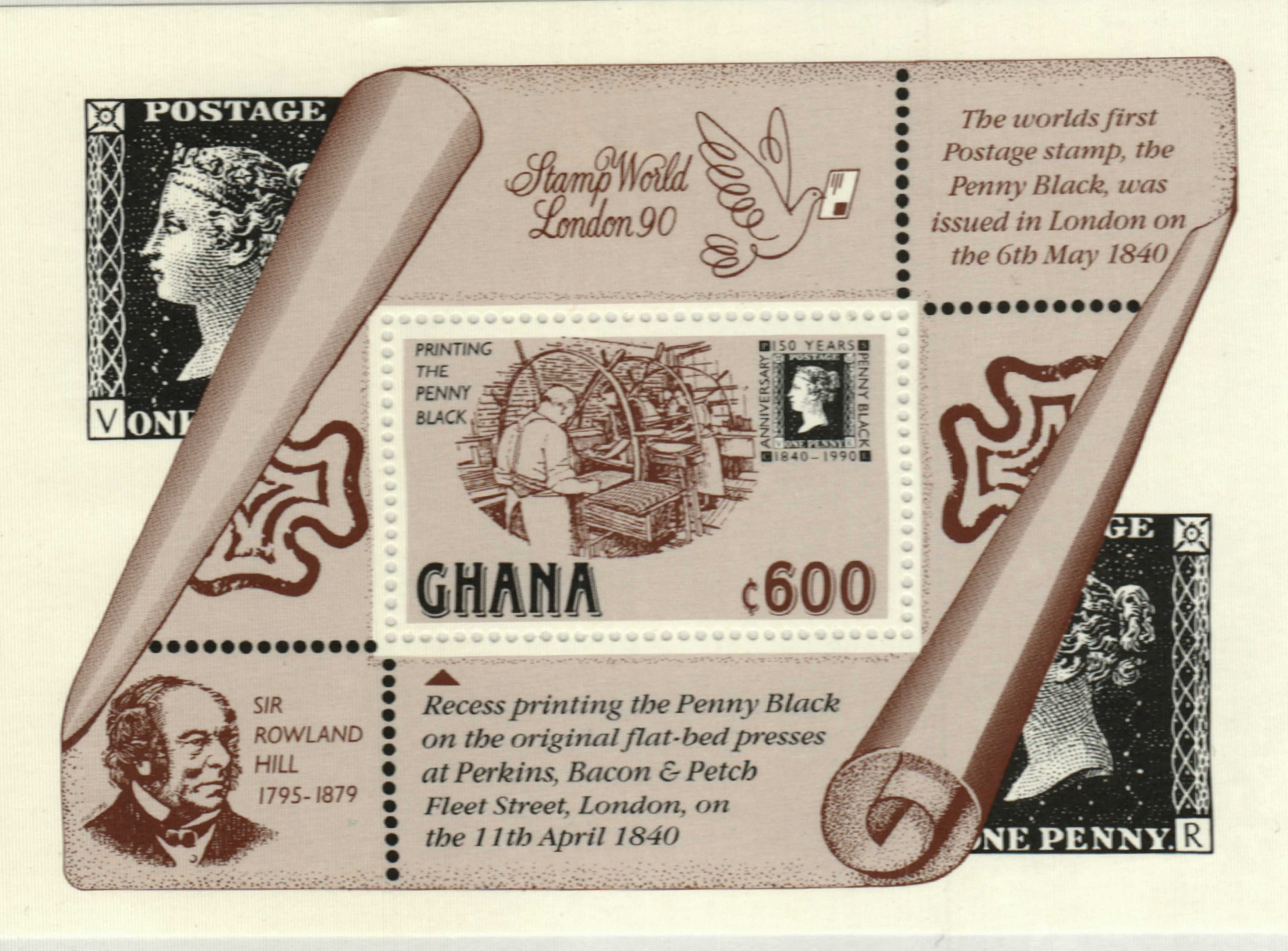 1207 - 1990 Ghana - Mystic Stamp Company