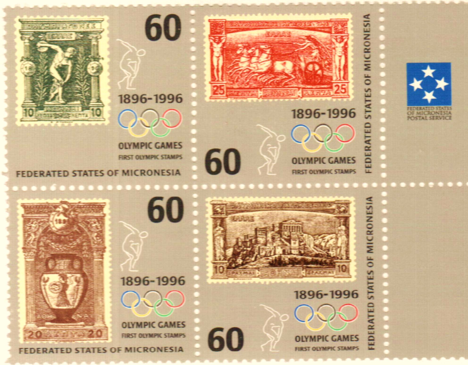 241 - 1996 Micronesia - Mystic Stamp Company