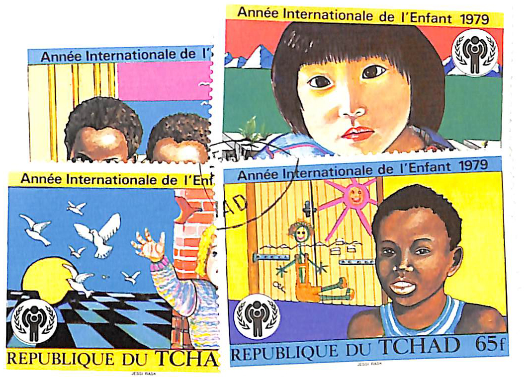 374-77 - 1979 Chad - Mystic Stamp Company