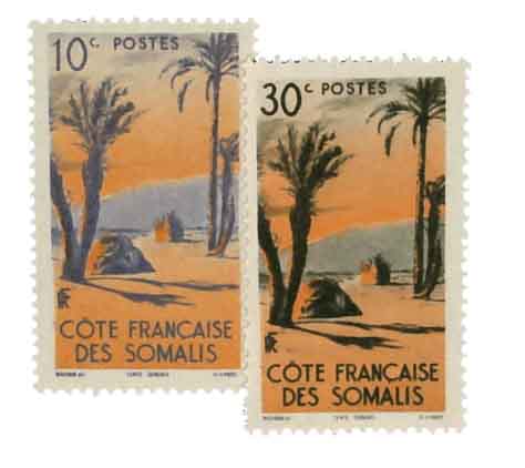 248-49 - 1947 Somali Coast - Mystic Stamp Company