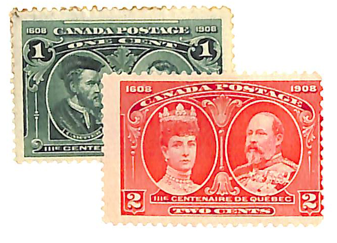 97-98 - 1908 Canada - Mystic Stamp Company