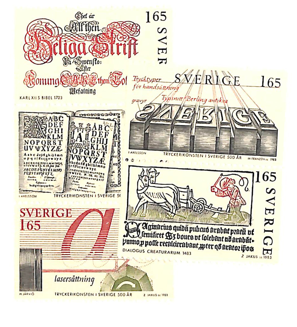 1448-52 - 1983 Sweden - Mystic Stamp Company