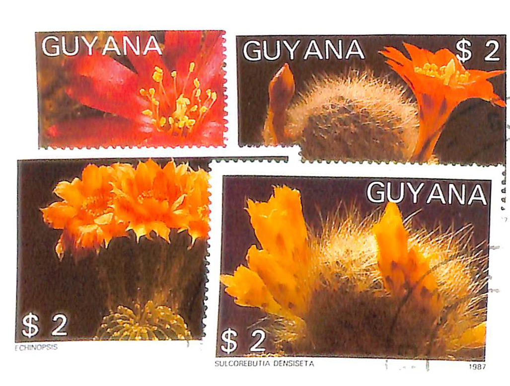 1866e-h - 1988 Guyana - Mystic Stamp Company