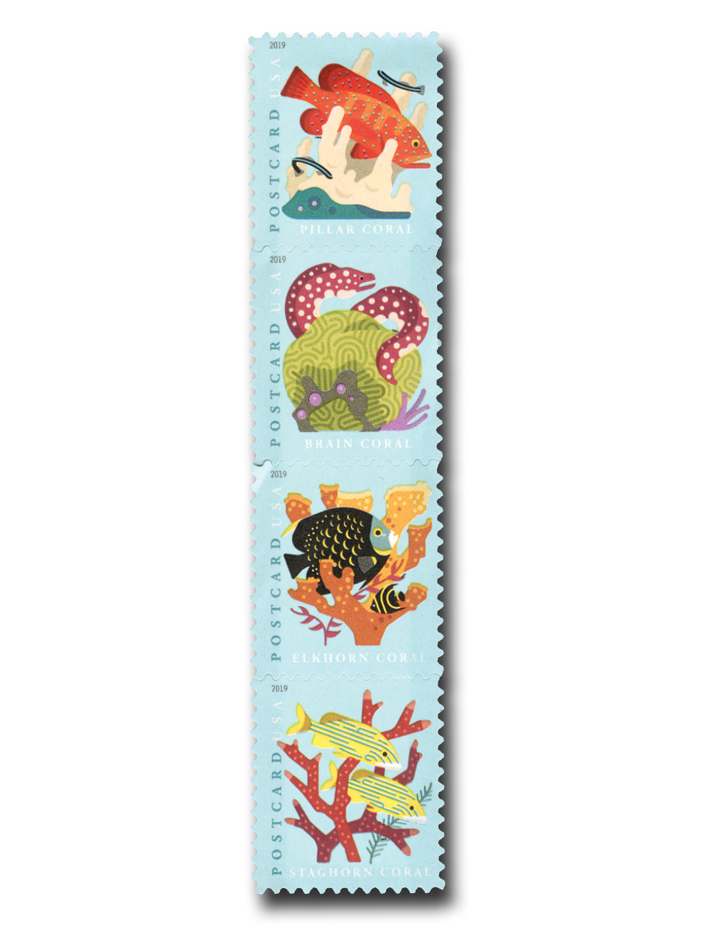 5363-66 - 2019 35c Coral Reefs - Mystic Stamp Company