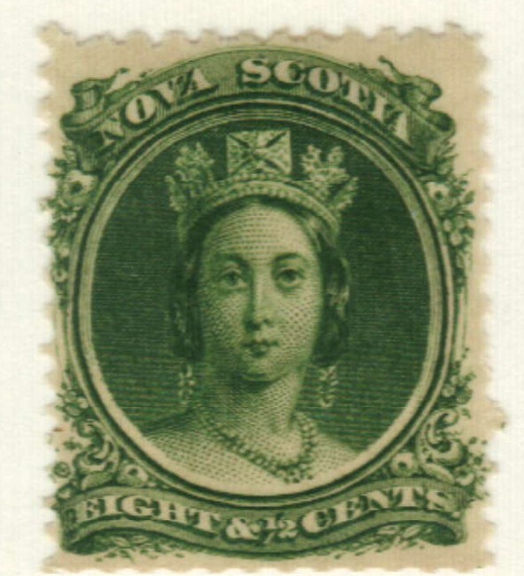 9 - 1860 Nova Scotia - Mystic Stamp Company