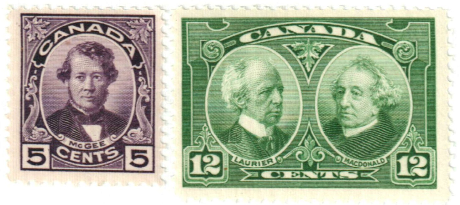 146-47 - 1927 Canada - Mystic Stamp Company