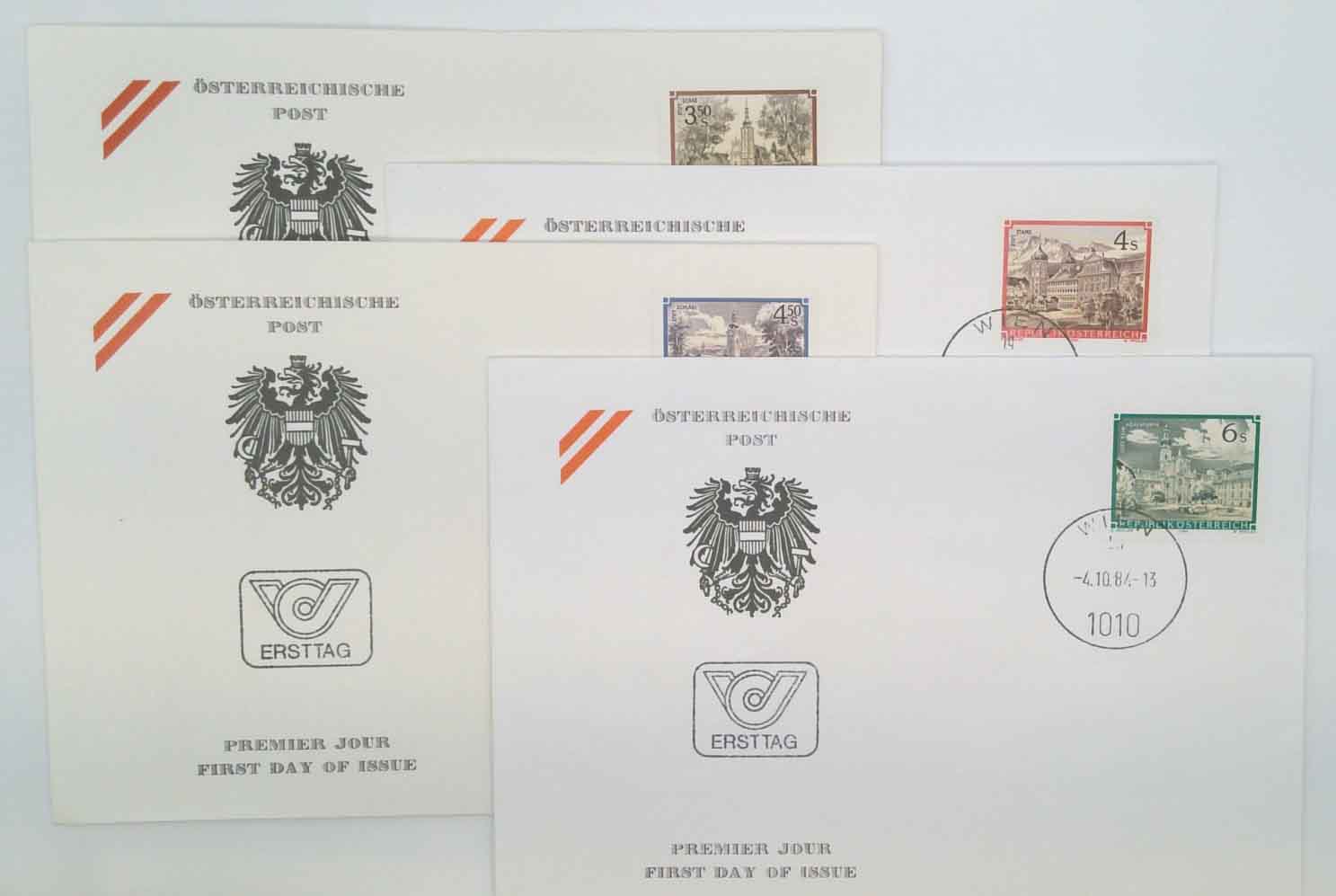 1285//88A - 1984 Austria - Mystic Stamp Company