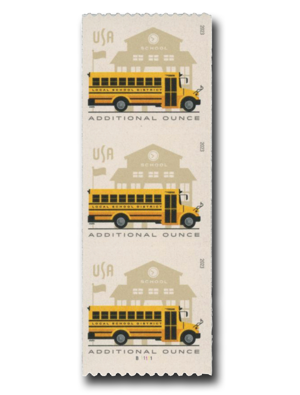 5741 - 2023 Forever Additional Ounce School Bus (Coil Stamp) - Mystic ...