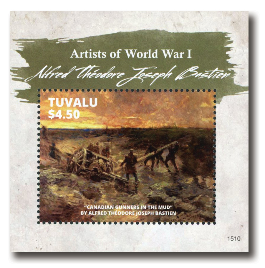MFN488 - 2015 $4.50 Artists of World War I: Alfred Bastien - Canadian ...