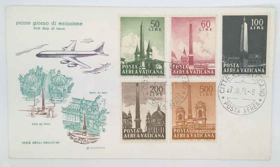 C40-44 - 1959 Vatican City - Mystic Stamp Company