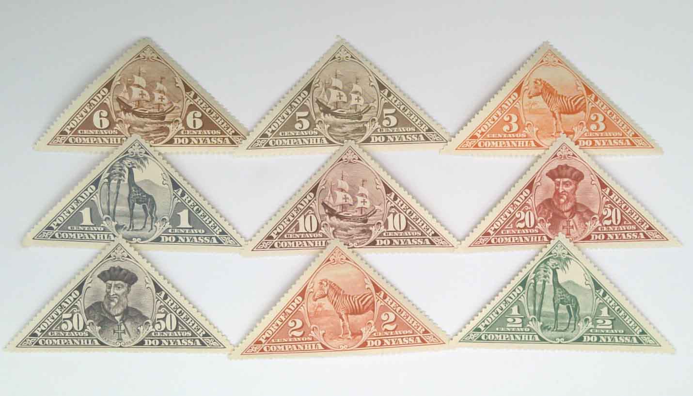 J1-9 - 1924 Nyassa - Mystic Stamp Company