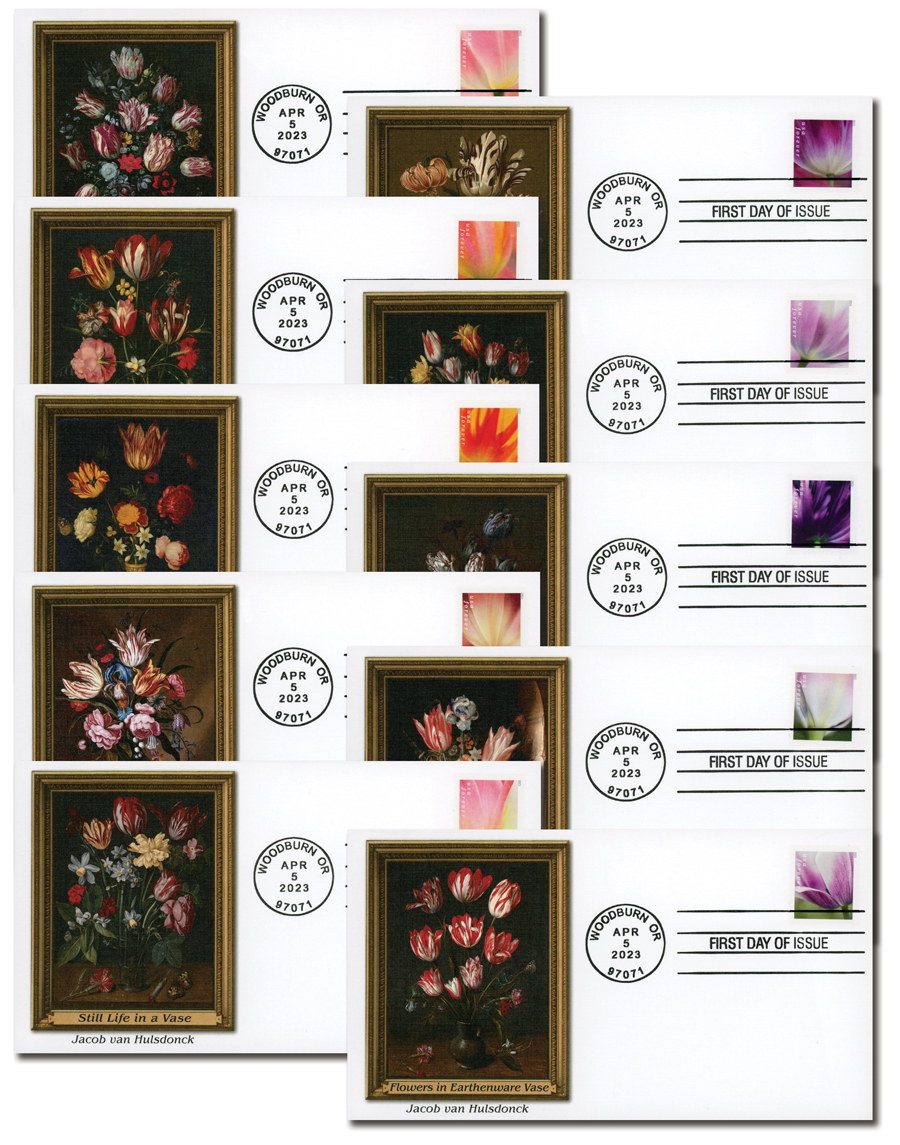 5767-76 - 2023 First-Class Forever Stamps - Tulip Blossoms - Mystic ...