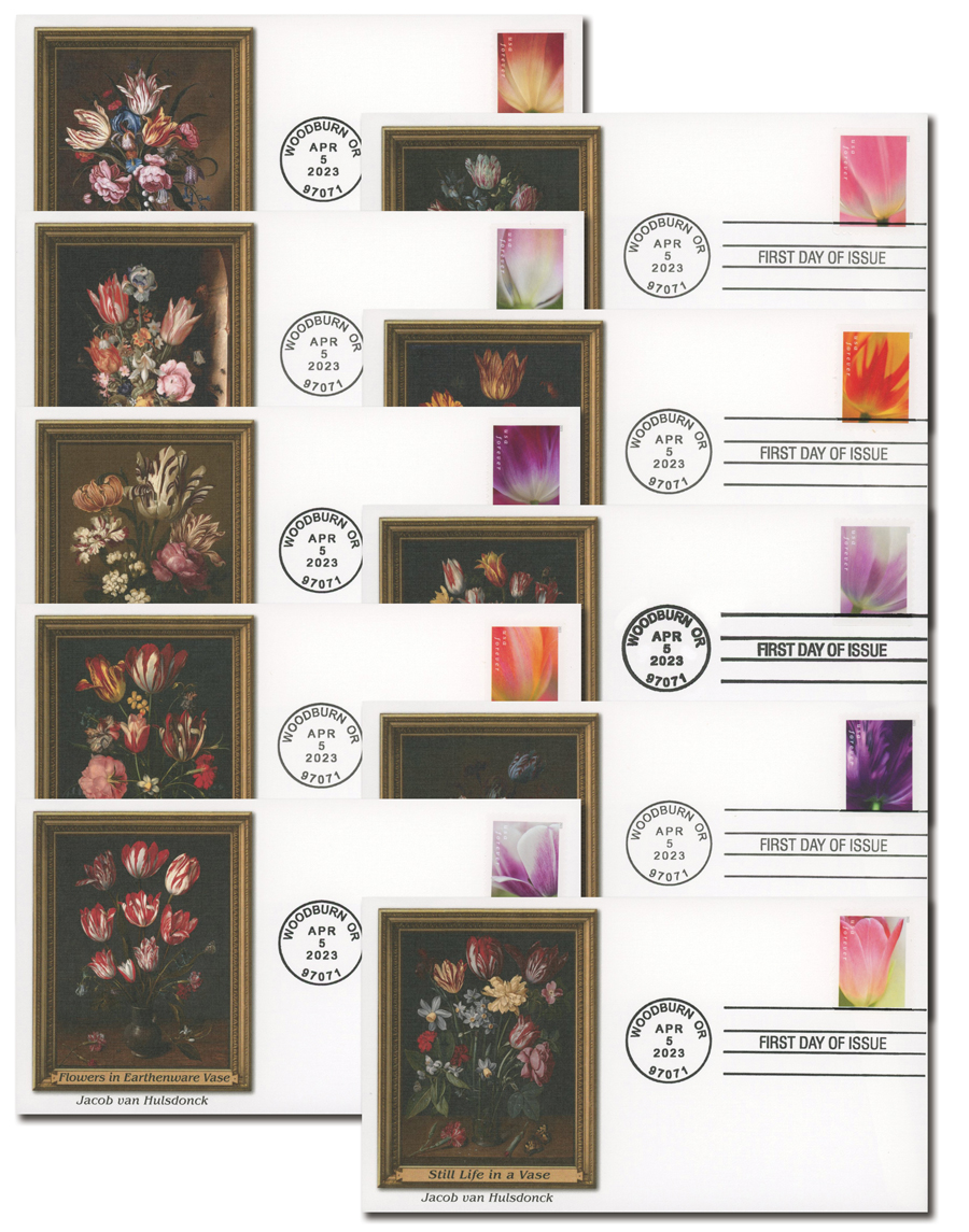 5777-86 - 2023 First-Class Forever Stamps - Tulip Blossoms (booklet ...