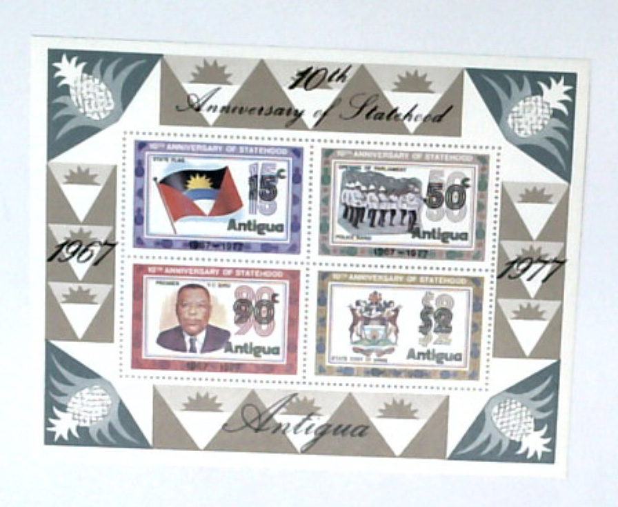 494a - 1977 Antigua - Mystic Stamp Company
