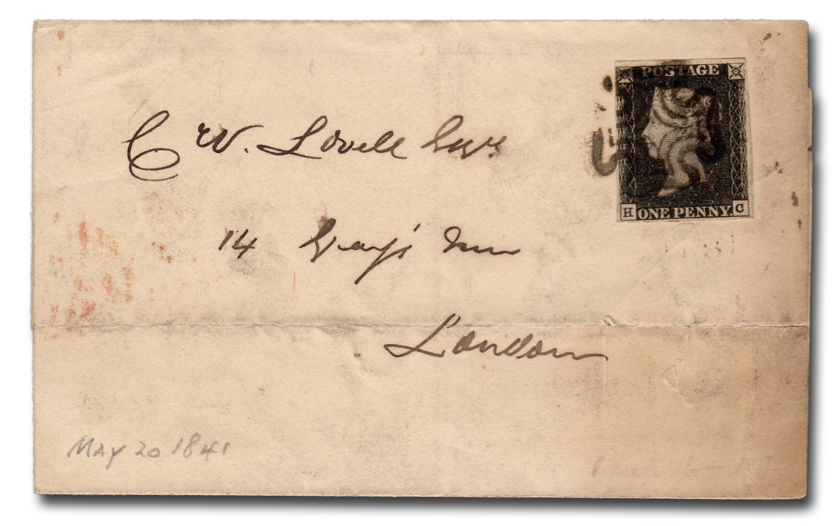 1 - 1840 Great Britain Penny Black - Mystic Stamp Company