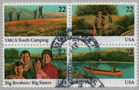 2160-63 - 1985 22c International Youth Year - Mystic Stamp Company