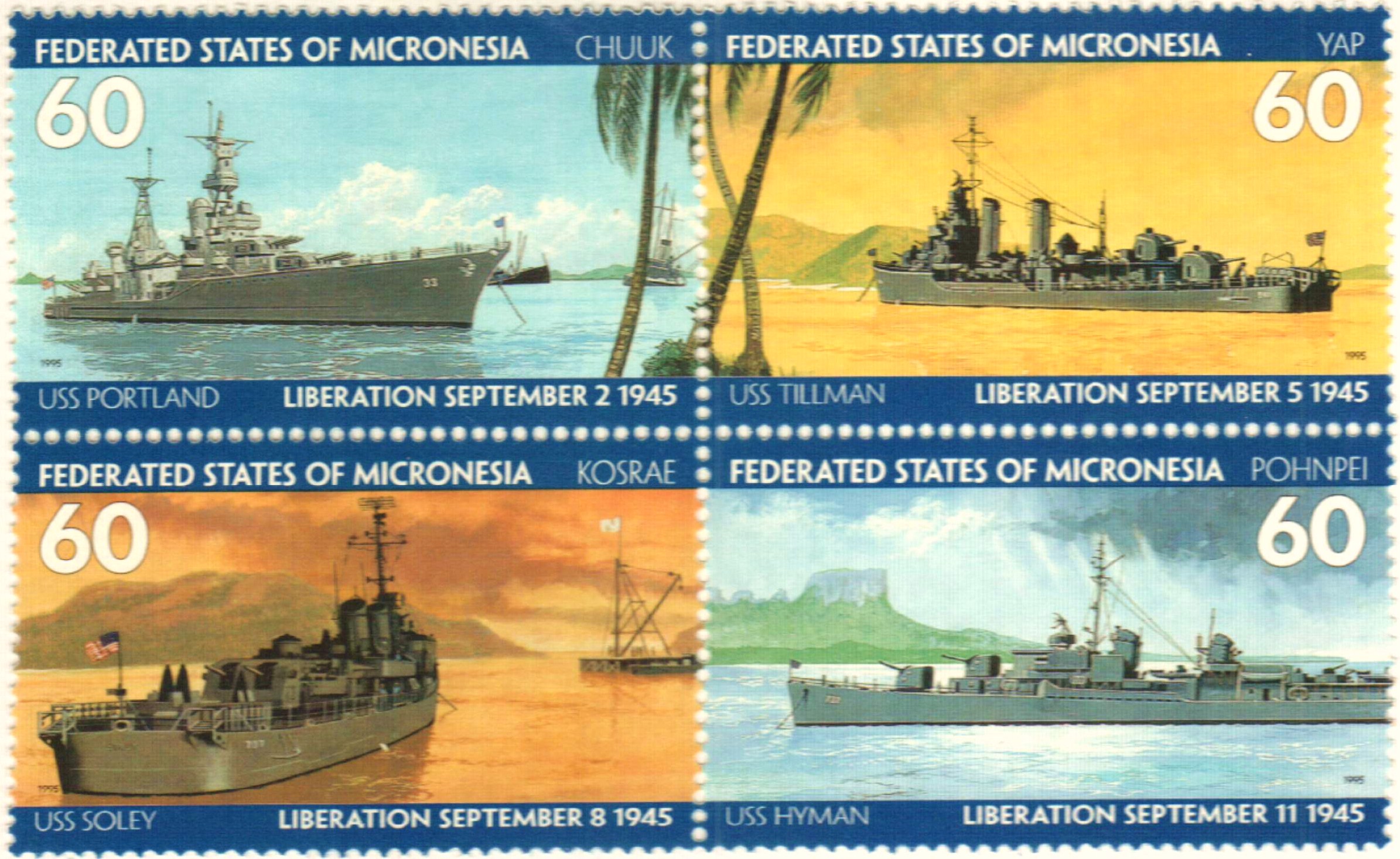231 - 1995 Micronesia - Mystic Stamp Company
