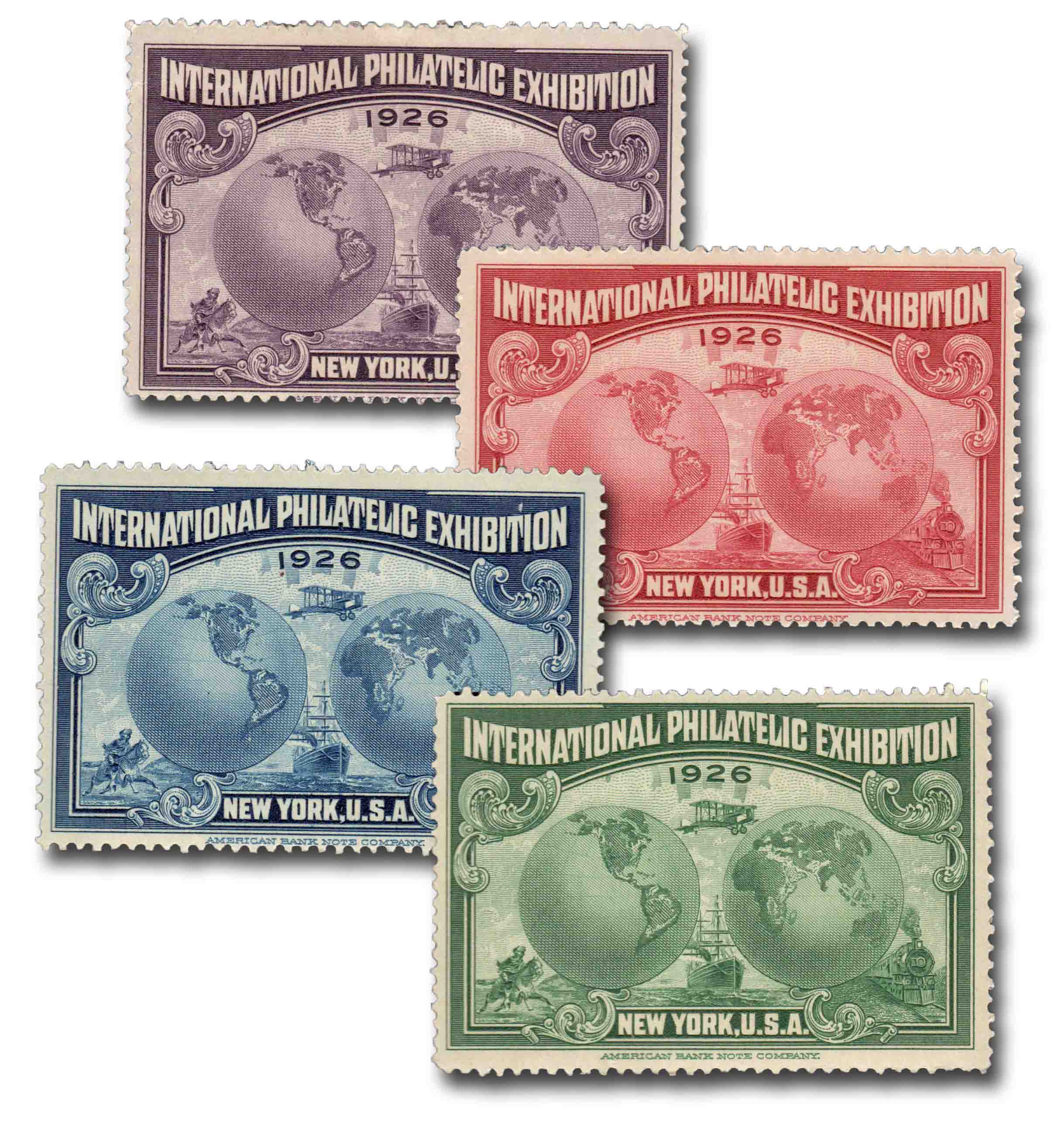 MA1892 - 1926 International Philatelic Exhibition Poster Stamps ...