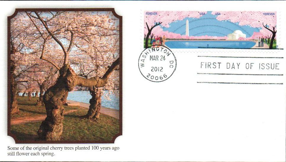 4651-52 - 2012 First-Class Forever Stamp - Cherry Blossom Centennial ...