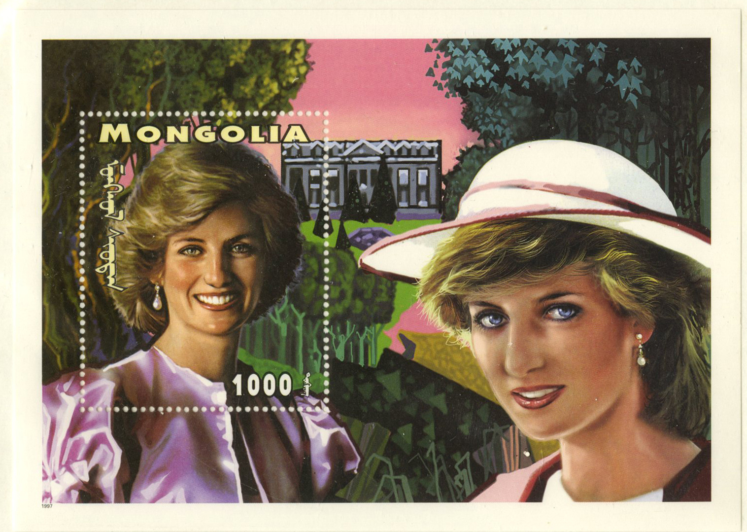 M6175 - Princess Diana, Mint Sheet, Mongolia - Mystic Stamp Company