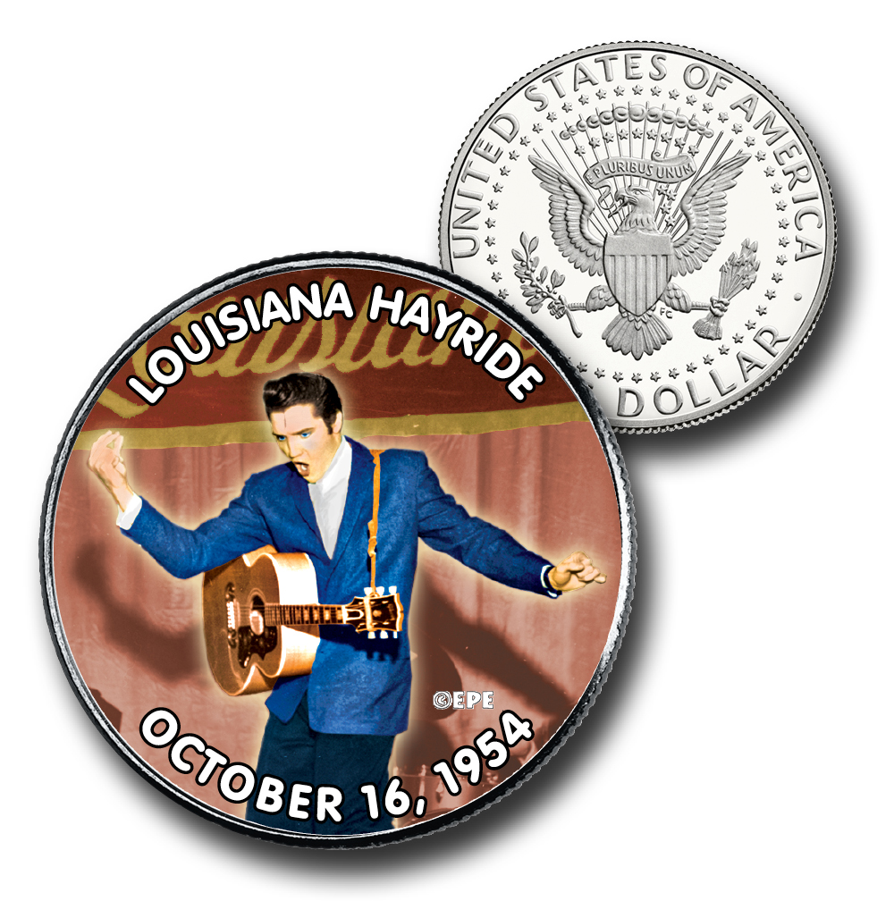 CNS2503 - Elvis Presley "First Lousiana Hayride" US Half Dollar ...