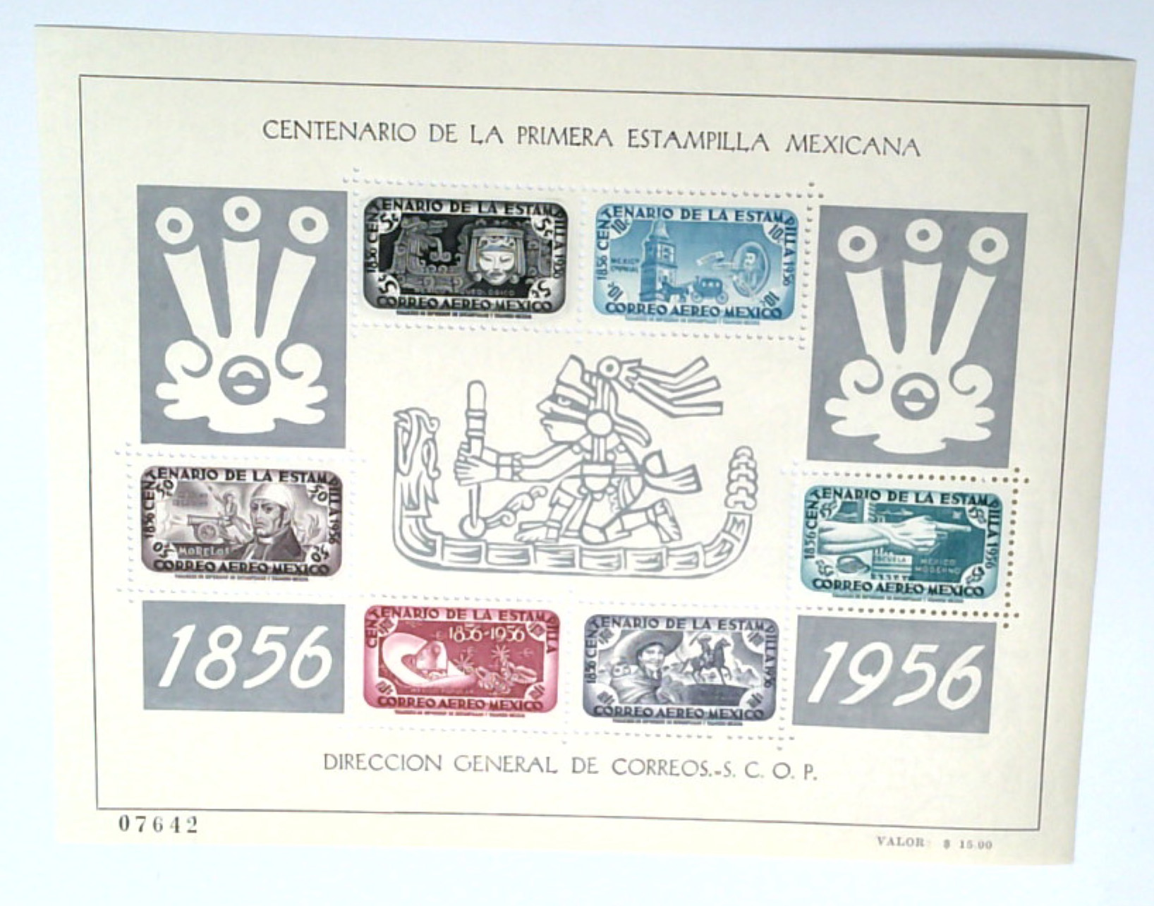 C234a - 1956 Mexico - Mystic Stamp Company