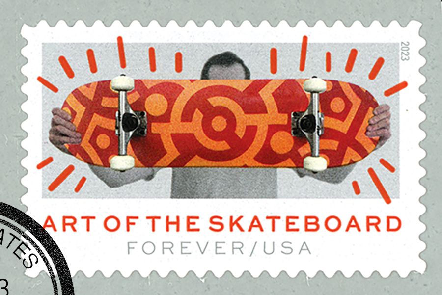 5764 - 2023 First-Class Forever Stamp - The Art of the Skateboard ...