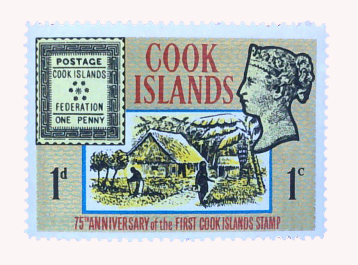 195 - 1967 Cook Islands - Mystic Stamp Company