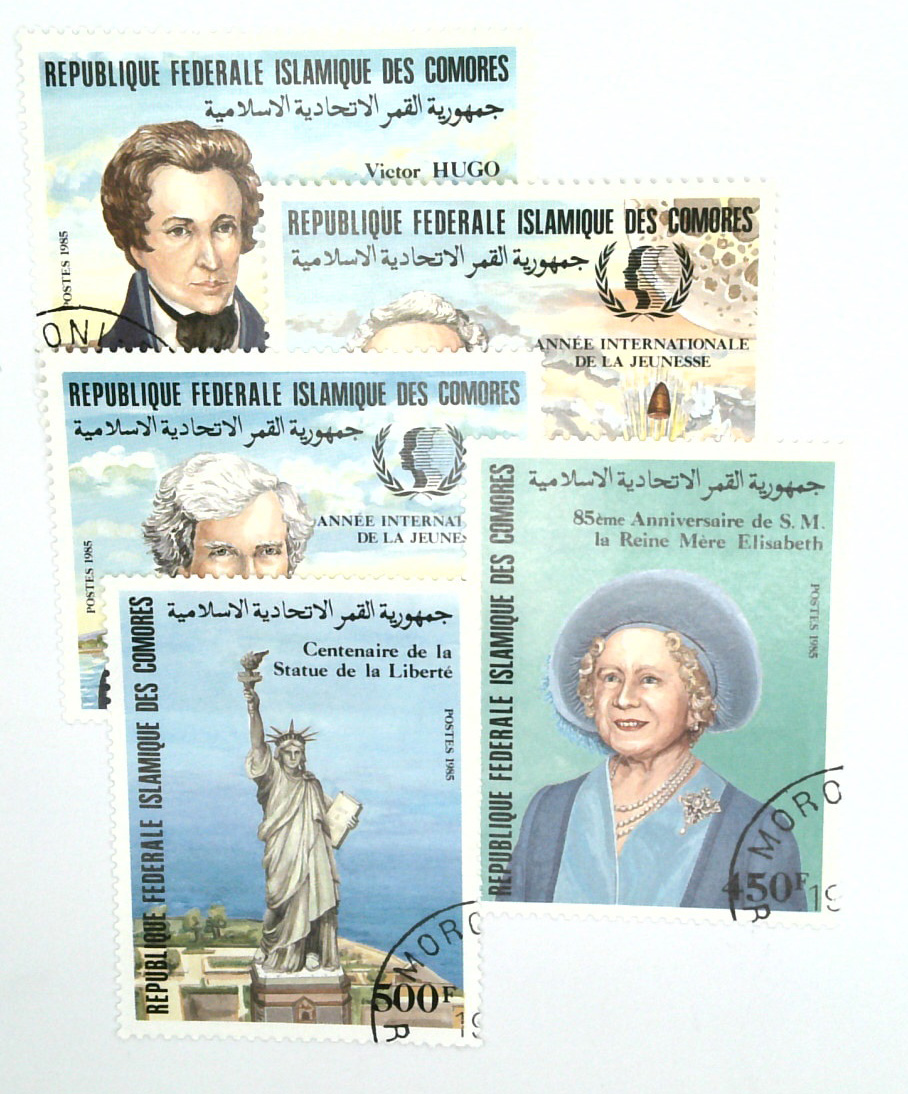 604-08 - 1985 Comoro Islands - Mystic Stamp Company