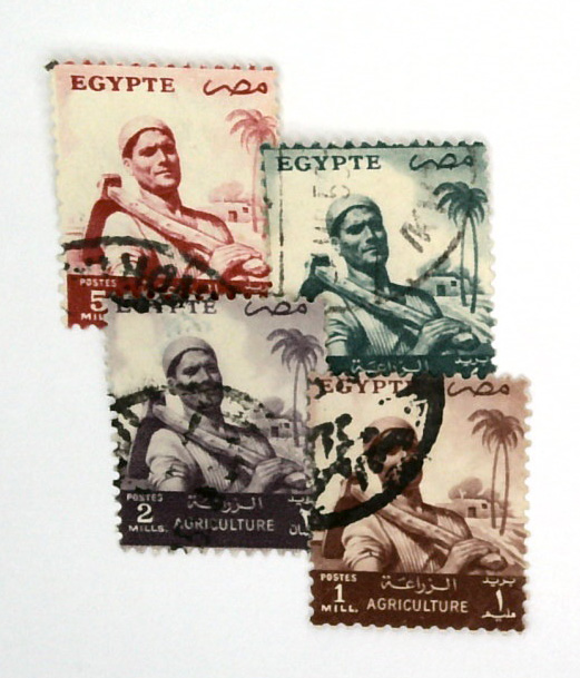 368//72 - 1954-55 Egypt - Mystic Stamp Company
