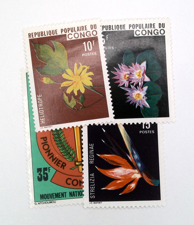 386-89 - 1976 Congo, People's Republic - Mystic Stamp Company