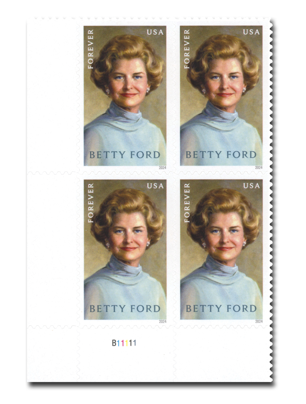 5852 - 2024 First-Class Forever Stamp - Betty Ford - Mystic Stamp Company