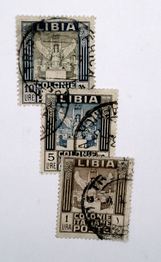 29-31 - 1921 Libya - Mystic Stamp Company
