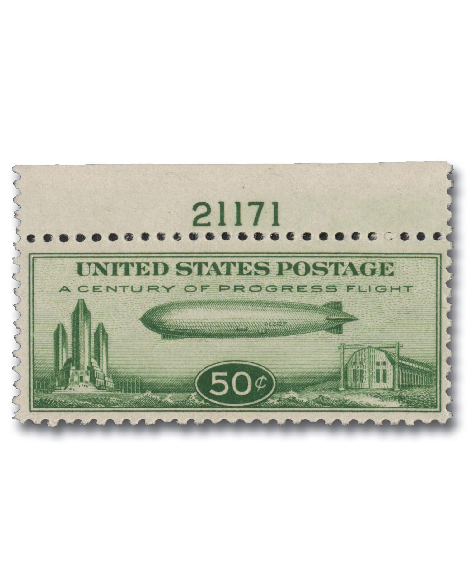 C18 - 1933 50c Century of Progress Issue - Mystic Stamp Company