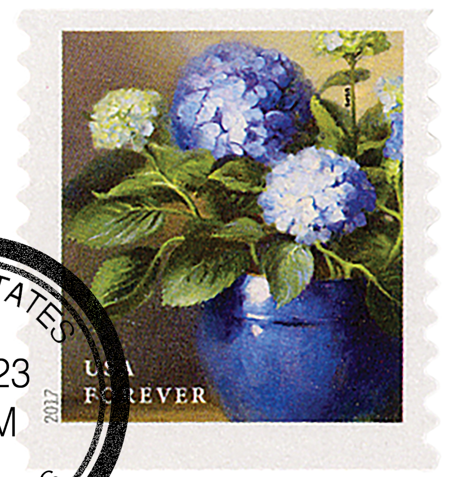 5235 - 2017 First-Class Forever Stamp - Flowers from the Garden (coil ...