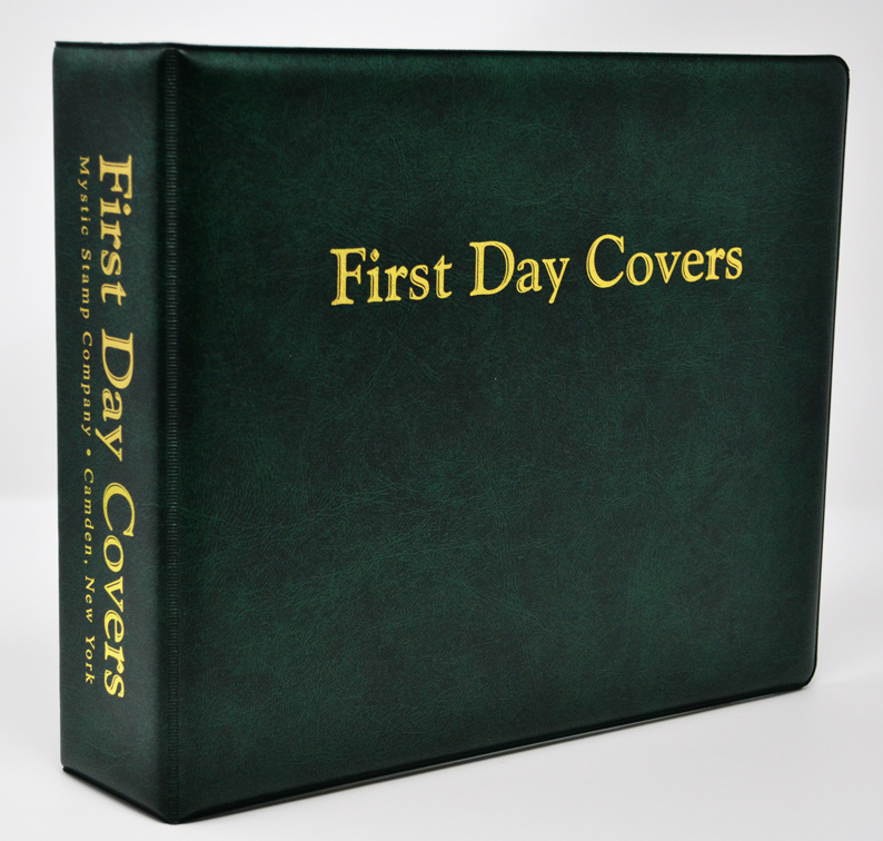 ES930 - Mystic's First Day Cover Collection Binder, Green, 3-ring ...