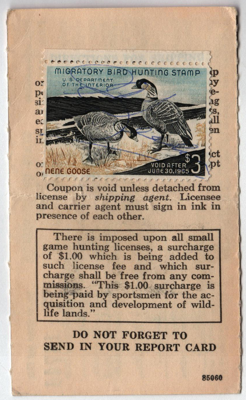 RW31 - 1964 $3.00 Federal Duck Stamp - Hawaiian Nene Geese - Mystic ...
