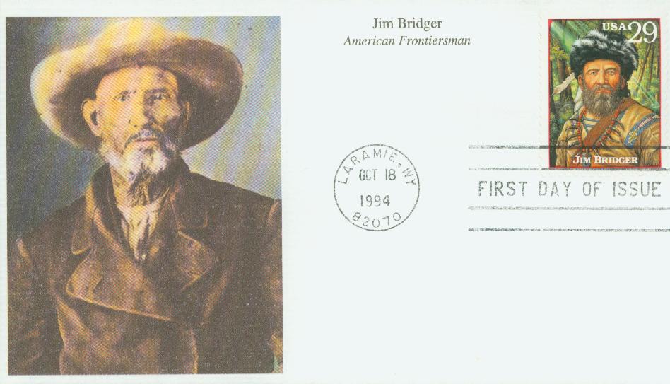 2869c - 1994 29c Legends of the West: Jim Bridger - Mystic Stamp Company