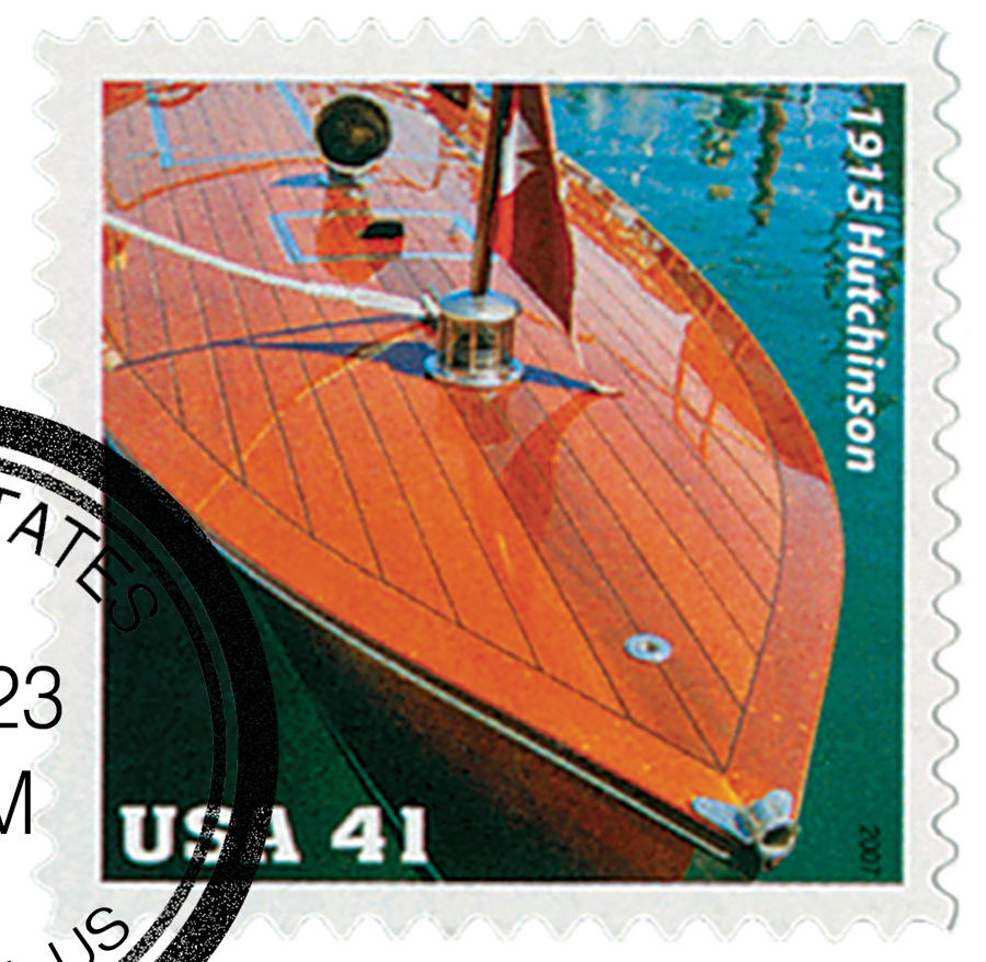 4160 - 2007 41c Vintage Mahogany Speedboats: 1915 Hutchinson - Mystic ...