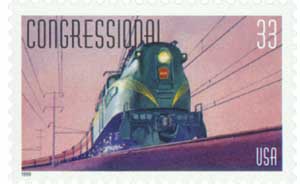 3334 - 1999 33c All Aboard!: Congressional - Mystic Stamp Company